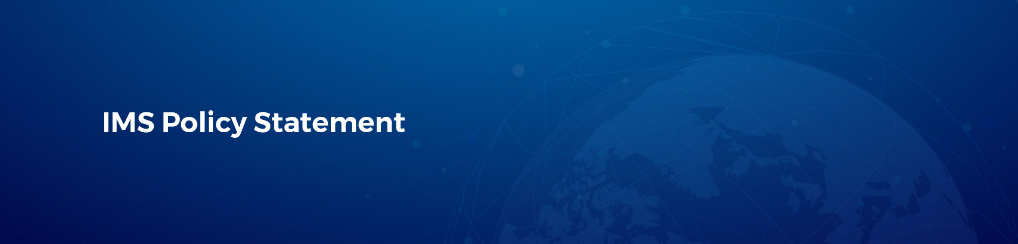 IMS Policy Statement - Tenece